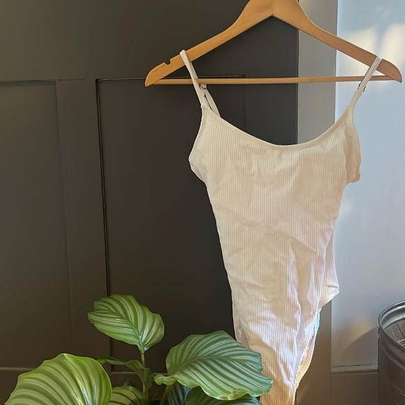 Andie | Swim | Worn Once Andie White Rib Suit | Poshmark